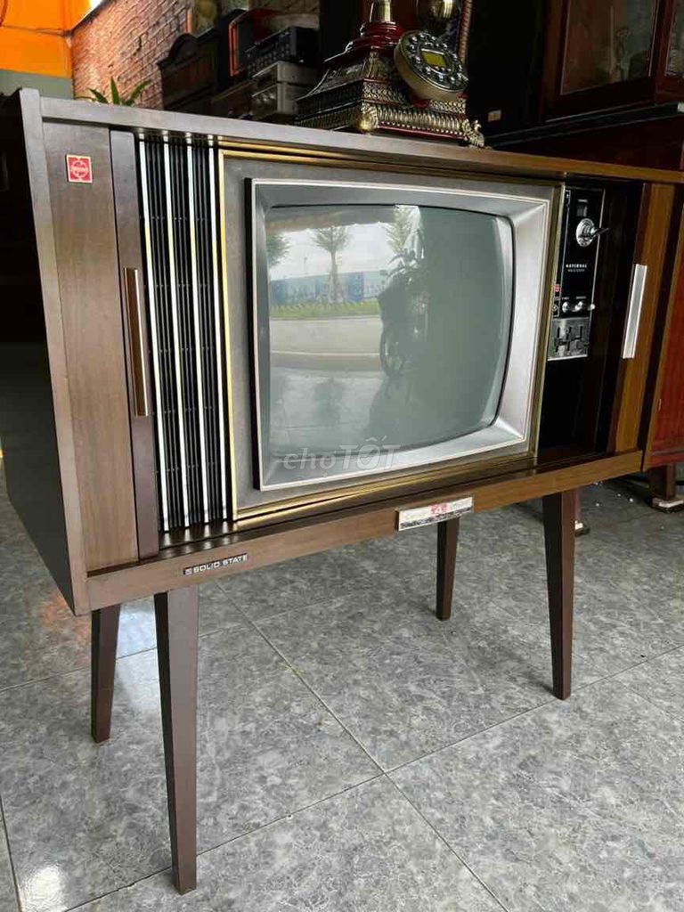 Tivi CỬA LÙA NATIONAL 20 inch xưa 📺👍🧡 - 107057190