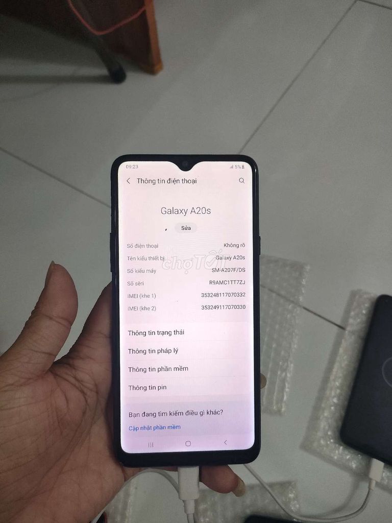 Sam sung A20s Ram 3/32Gb máy zin vỏ xấu full CN - 129468274