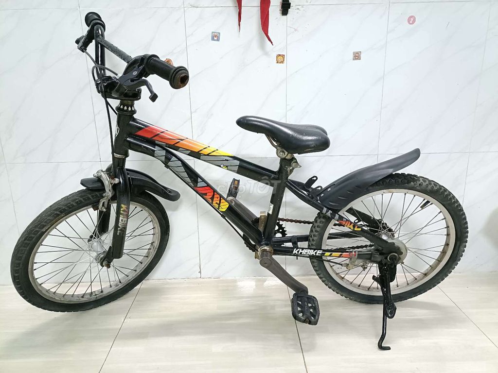 Xe đạp 18 inch KHBike trẻ em 6-9 tuổi Đen - 129962313