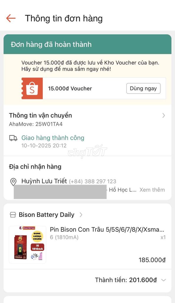 Xác Iphone 6G bản lock, mới thay pin - 128409903