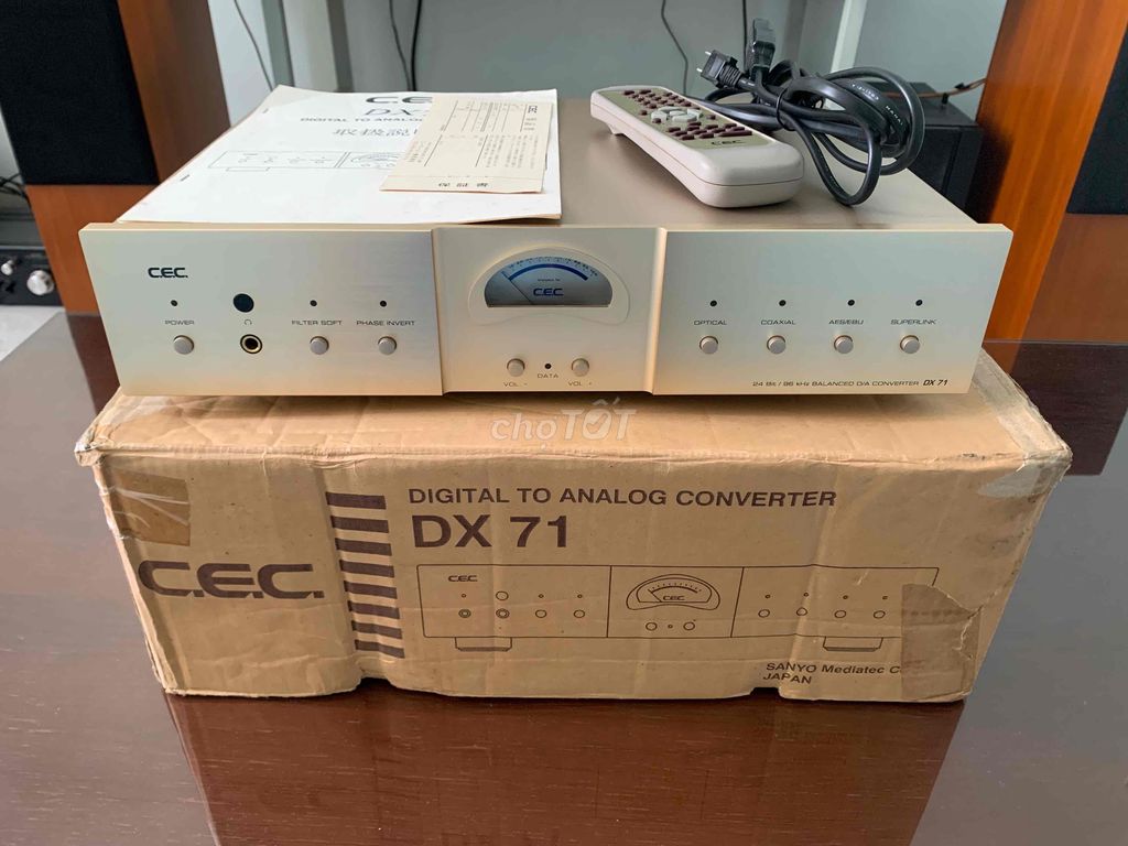 DAC kiêm PRE AMPLY CLASS A, CEC DX71 full box New - 126710578