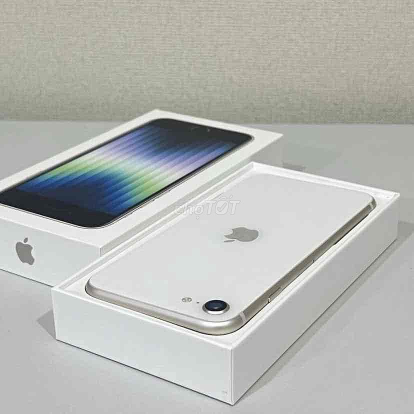 iPhone SE3 2022 Trắng 64G FULLBOX NEW APPLE 2025 - 124895969
