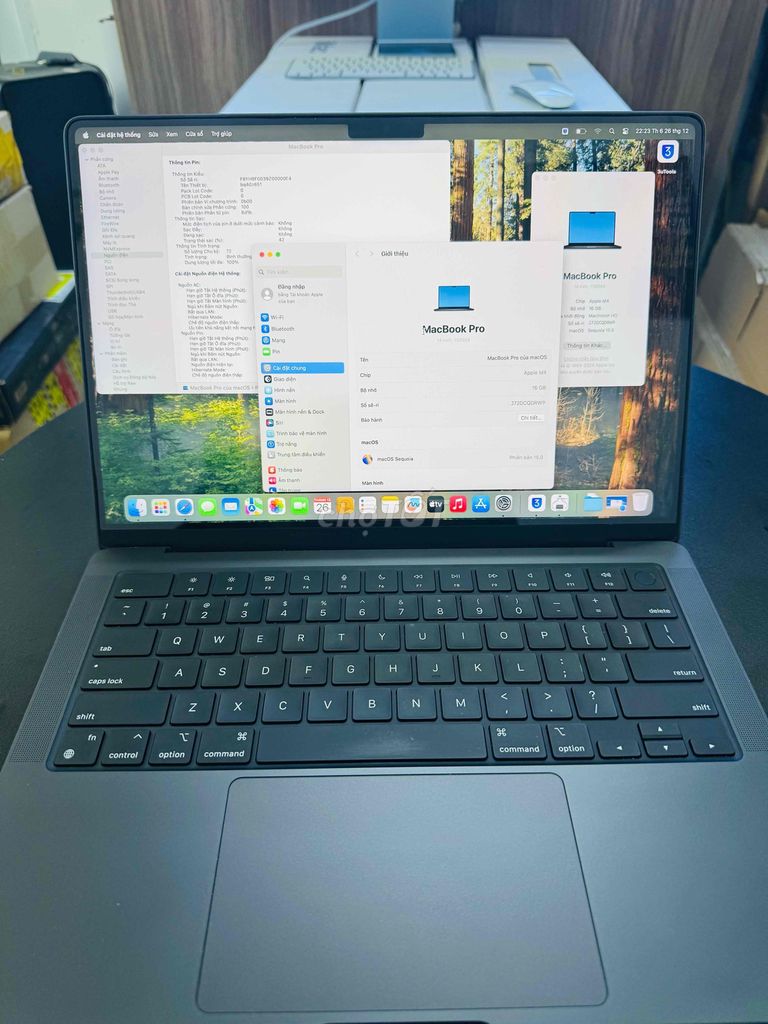 Apple MacBook Pro M4 16GB/512GB Xám - 129944258