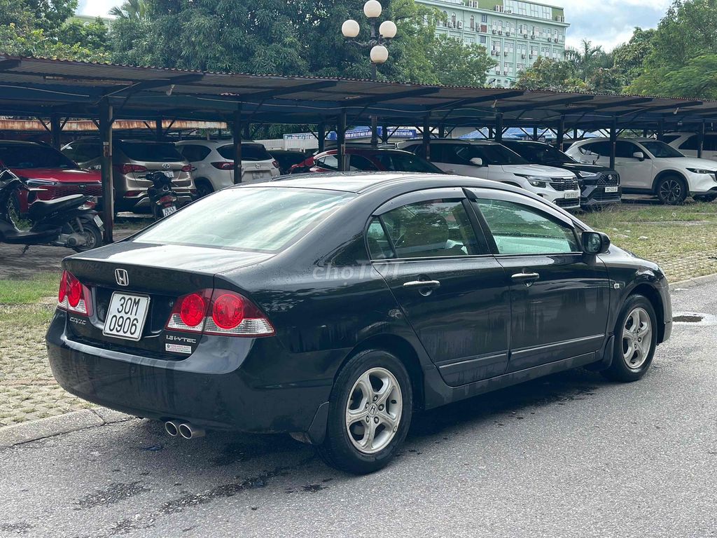 Honda Civic 2008 1.8AT Đen 1 Chủ 80000km Zin - 128852535