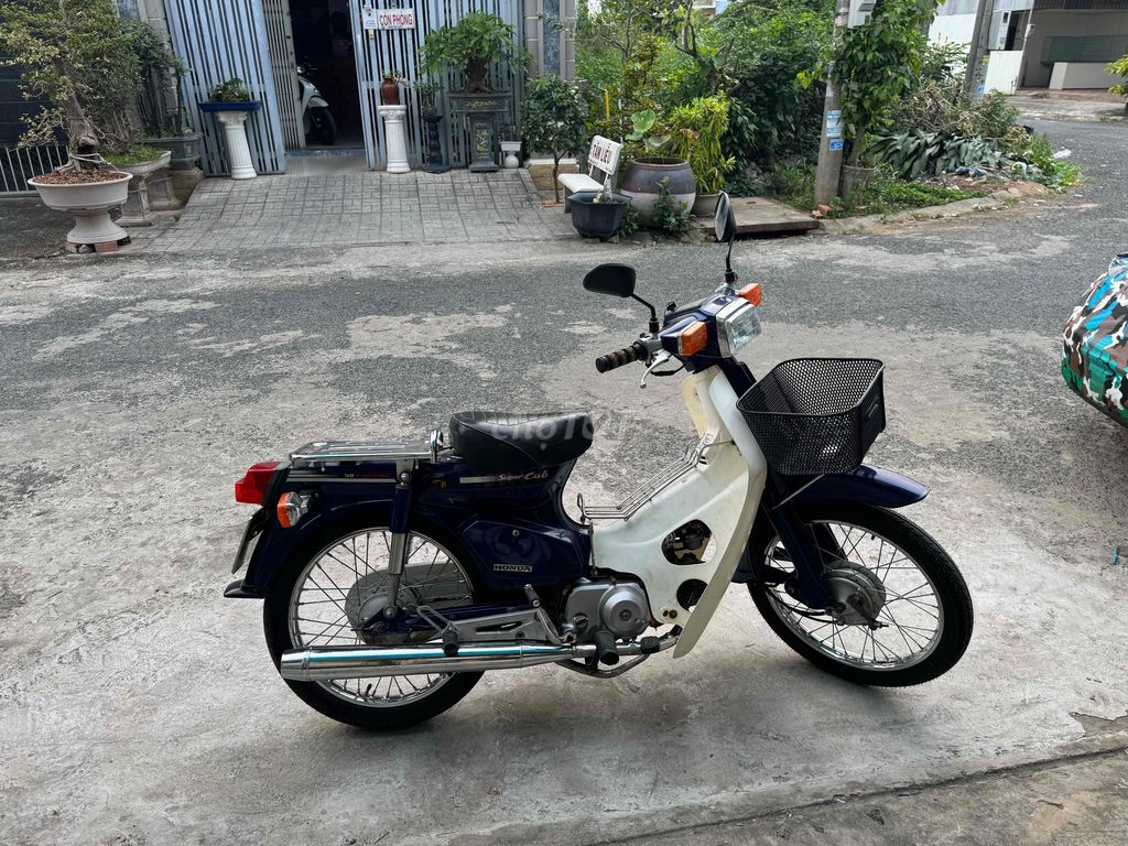 Honda Cub Custom 50cc Xanh - 130351986