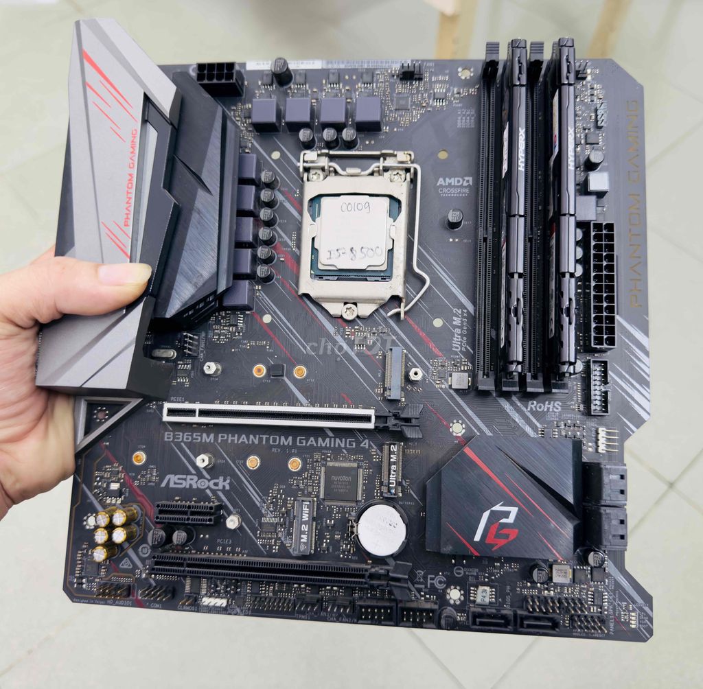 B365M Phantom Gaming 4, i5 9400F,Ram Fury 16G/2666 - 124739645