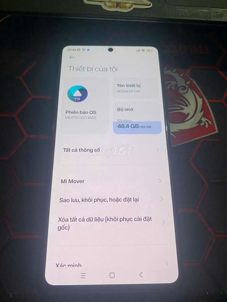 Xiaomi Redmi K40 Gaming 8GB/128GB Đen - 130106142