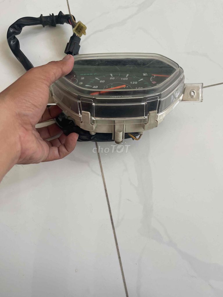 Đồng hồ xe máy Alpha 2004 Đen - 130463674