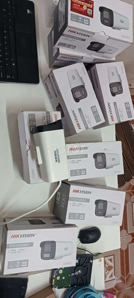 Camera ip poe hikvision 2mp mới 100% thanh lý - 129093908