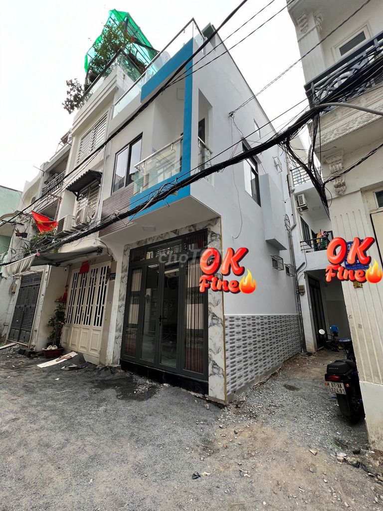 NHÀ ĐẸP LẠC LONG QUÂN, TÂN BÌNH - HẼM XE 7C - NHÚ 4 TỈ - 129412533