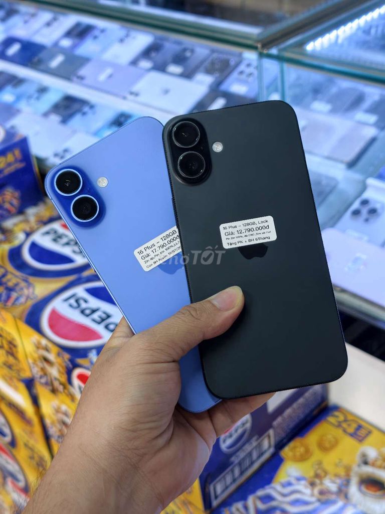 🍎 16 Plus -128GB , Pin zin 100%, Đẹp, CNC Fix EID - 130034670