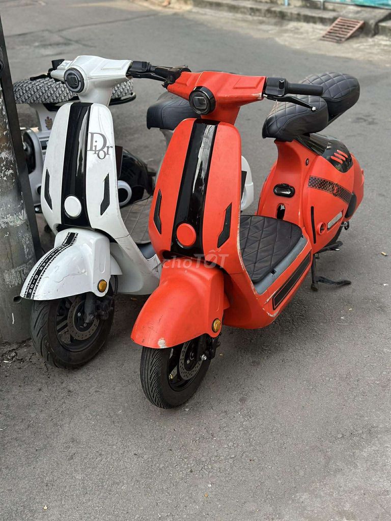 bán 2 xác xe điện còn bình - 130094954