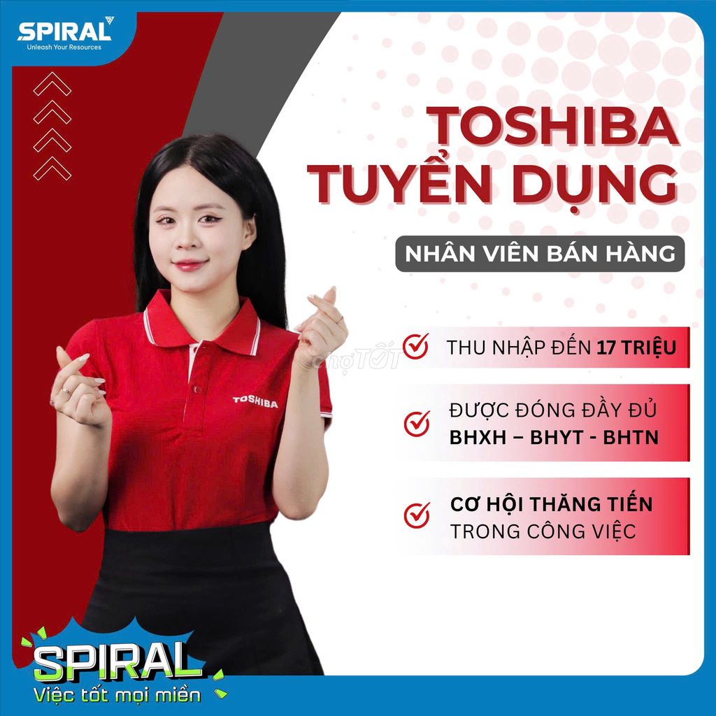 [CHỢ LỚN-BÀ RỊA] Tuyển PG/PB Toshiba tại Bà Rịa - 130290151