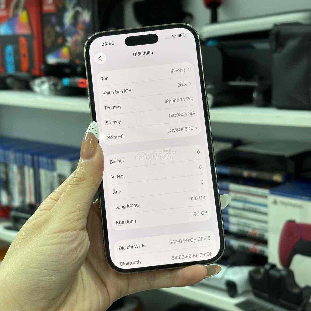 iPhone 14 Pro 128GB Vàng Pin 100 zin all full cn - 130106645