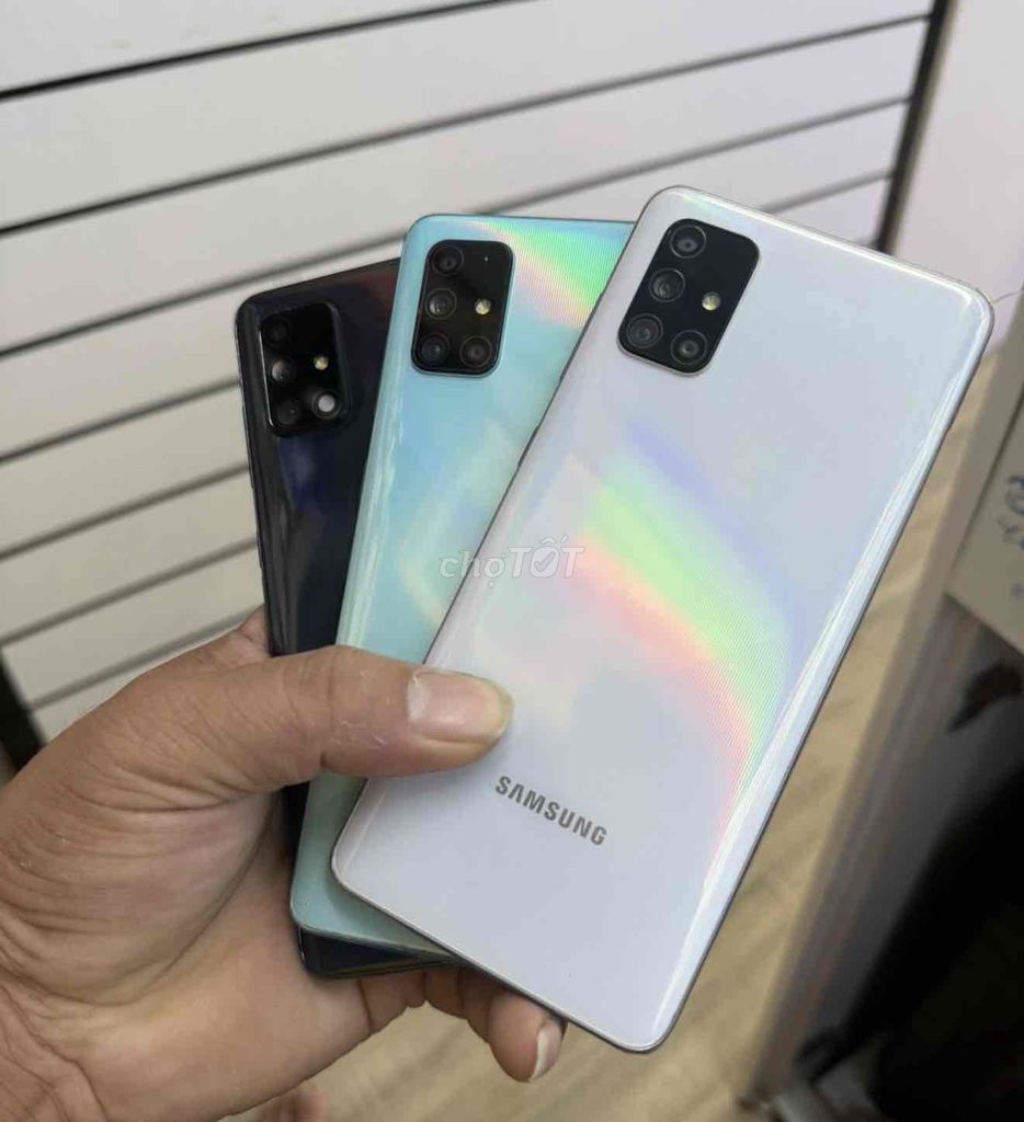 Samsung A71 Ram 8/128GB zin đẹp chức năng BH3T - 131146378