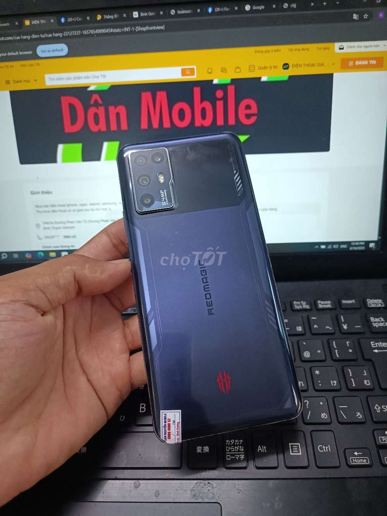 RED MAGIC 6 RACING 8GB.128GB SNAP 888 144HZ MƯỢT - 125725411