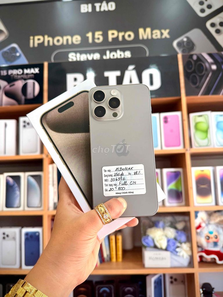 iPhone 15 Pro Max 256GB Xám - 129995157