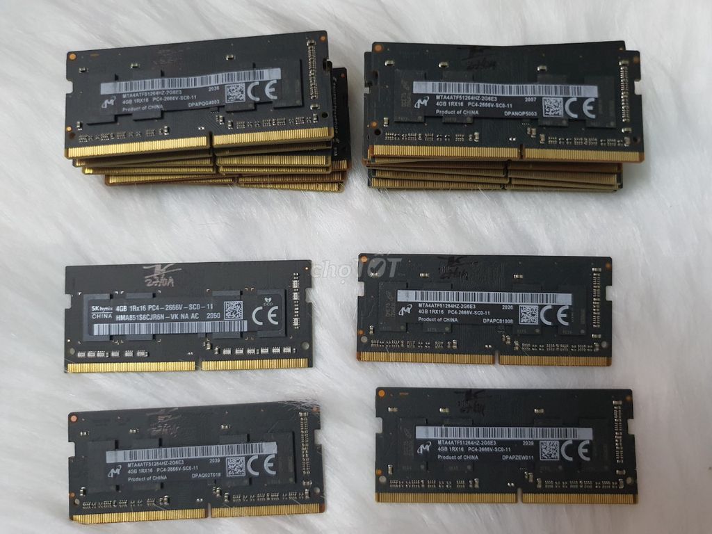 Ram zin laptop tháo máy Macbook 4GB DDR4 Bus 2666 - 97763810