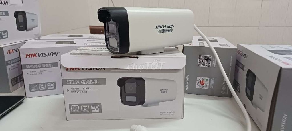 Camera ip poe hikvision 2mp mới 100% thanh lý - 129093908