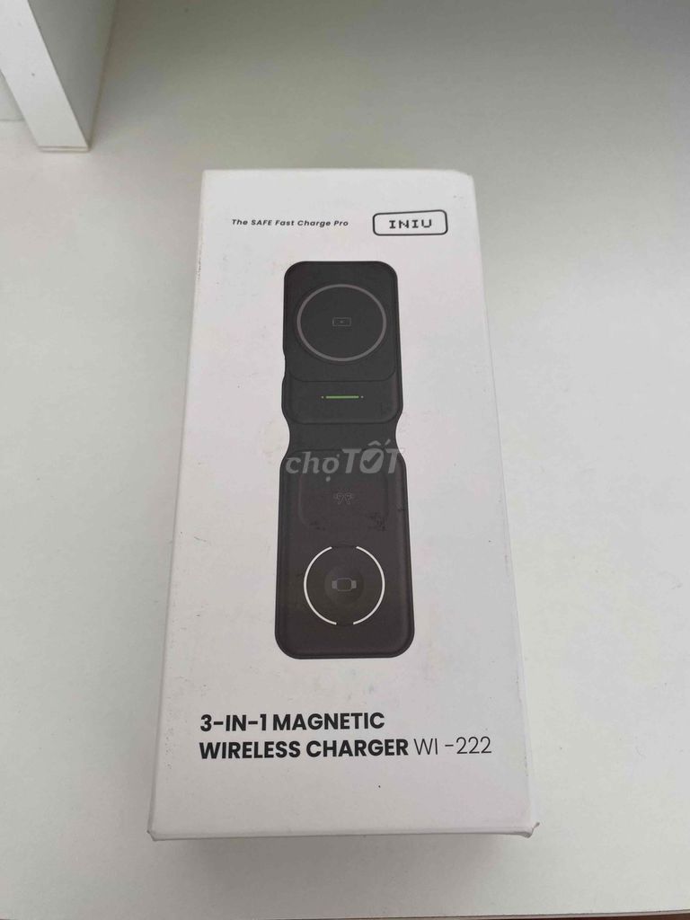 Sạc không dây INIU WI-222 Đen - 130472939