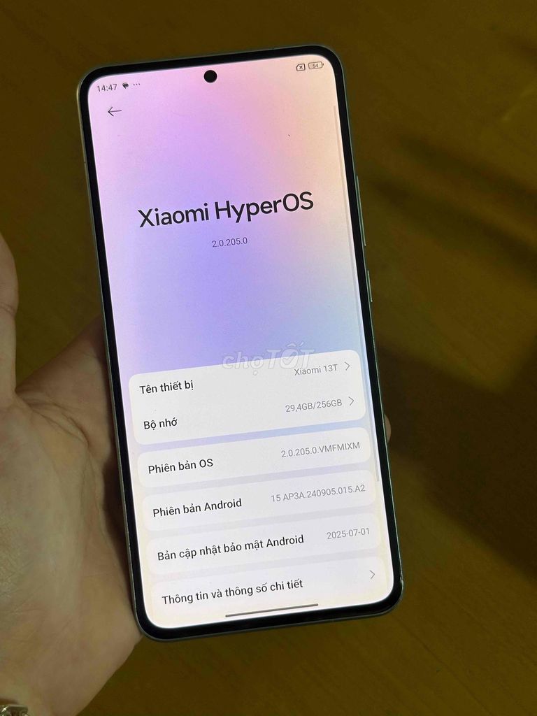 Xiaomi 13T 12GB/256GB Xanh Zin Chính Hãng - 129705039