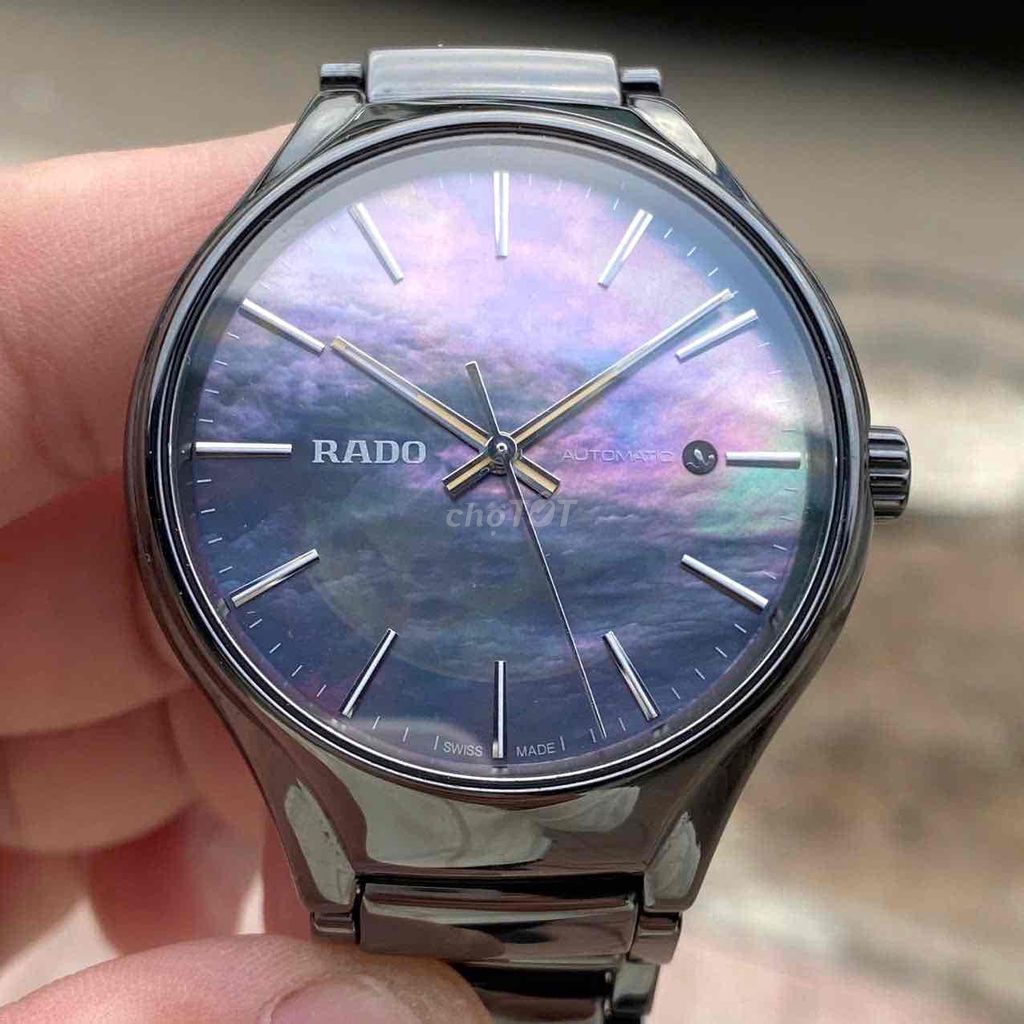 Đồng hồ Rado True R27100912 Nam Ceramic lộ cơ - 129787840