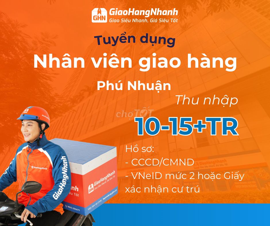 Việc Làm Shipper, Giao Hàng Mới Nhất 12/2025