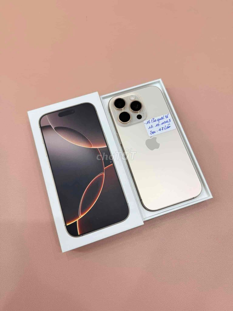 iPhone 16 Pro 128G FULLBOX chất APPLE 2025 - 121724784