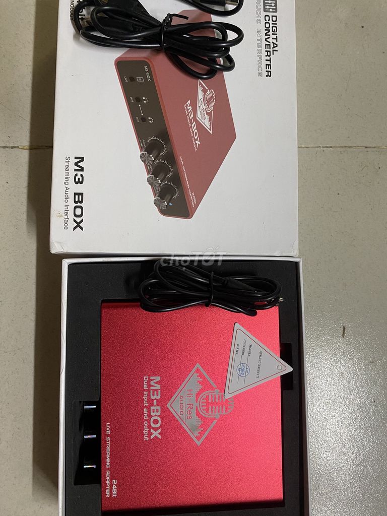 Sound card livestream M3 Box Đỏ - 129209065