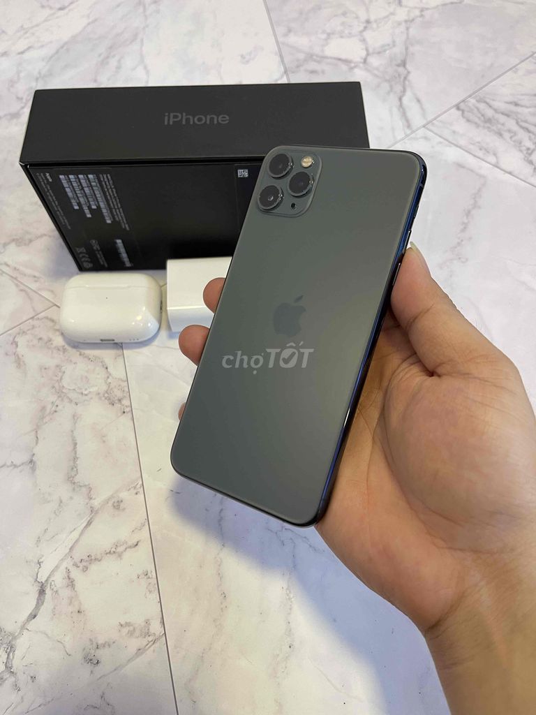 iP Apple 11 Pro Max 256G QT Zin Áp Xài Bền Pin 95% - 111731871