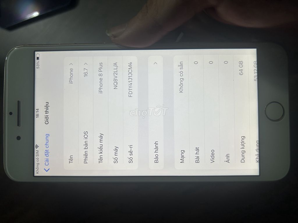 Apple iPhone 8 Plus 64GB Vàng - 129981776