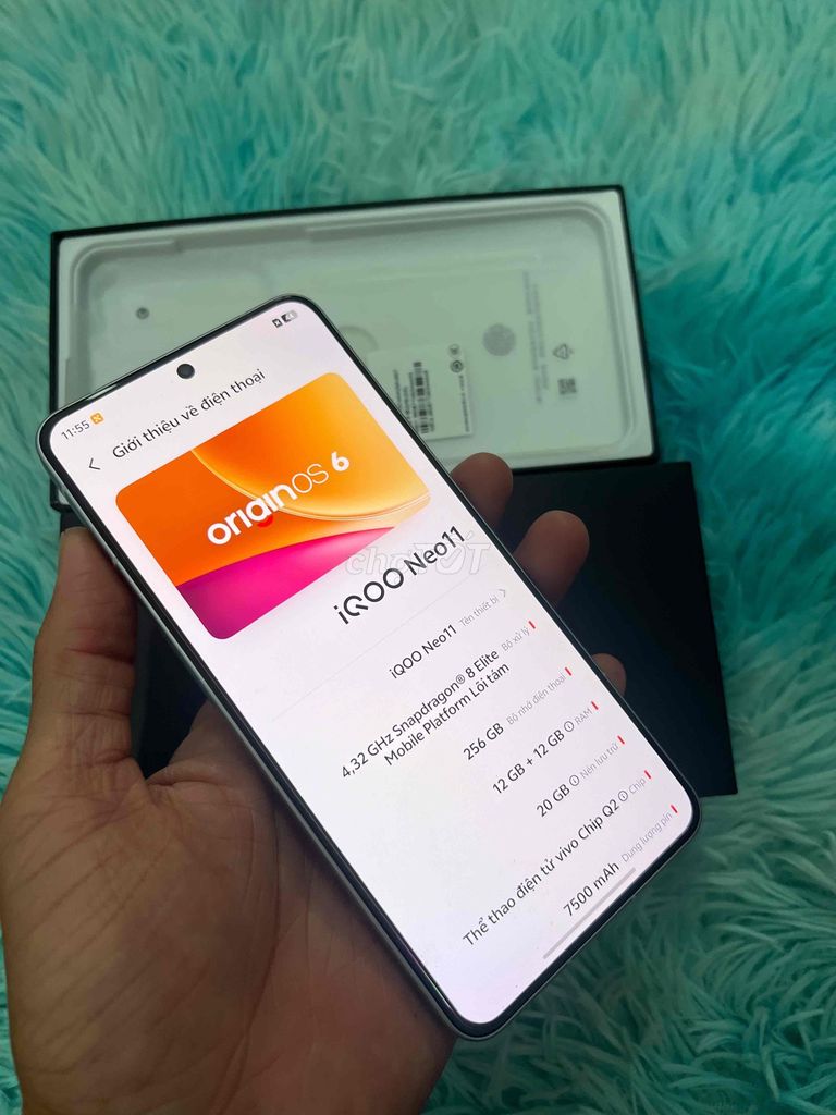 Vivo iQOO Neo 11 256GB Trắng 99% fullbox bán - 129895671