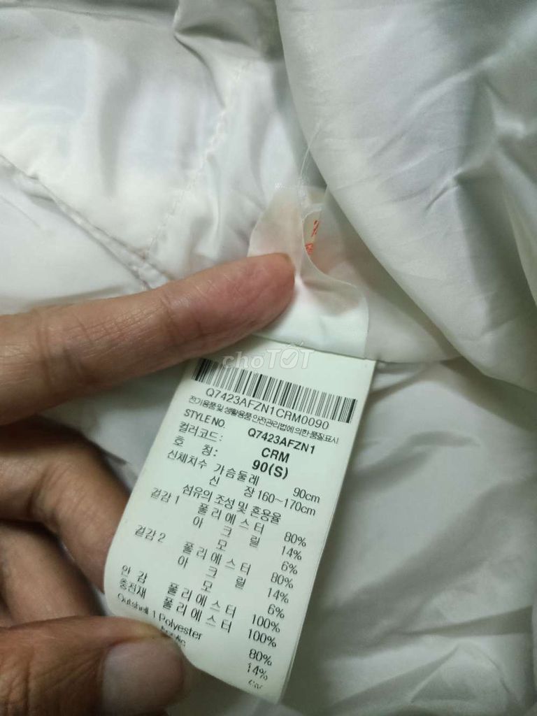 Áo khoác Le Coq Sportif Lông cừu Trắng kem - 130081189